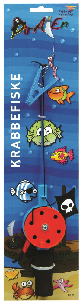 Fiskestang - Krabbefiskestang - Komplett med Klype - NorskeNettbutikker.no